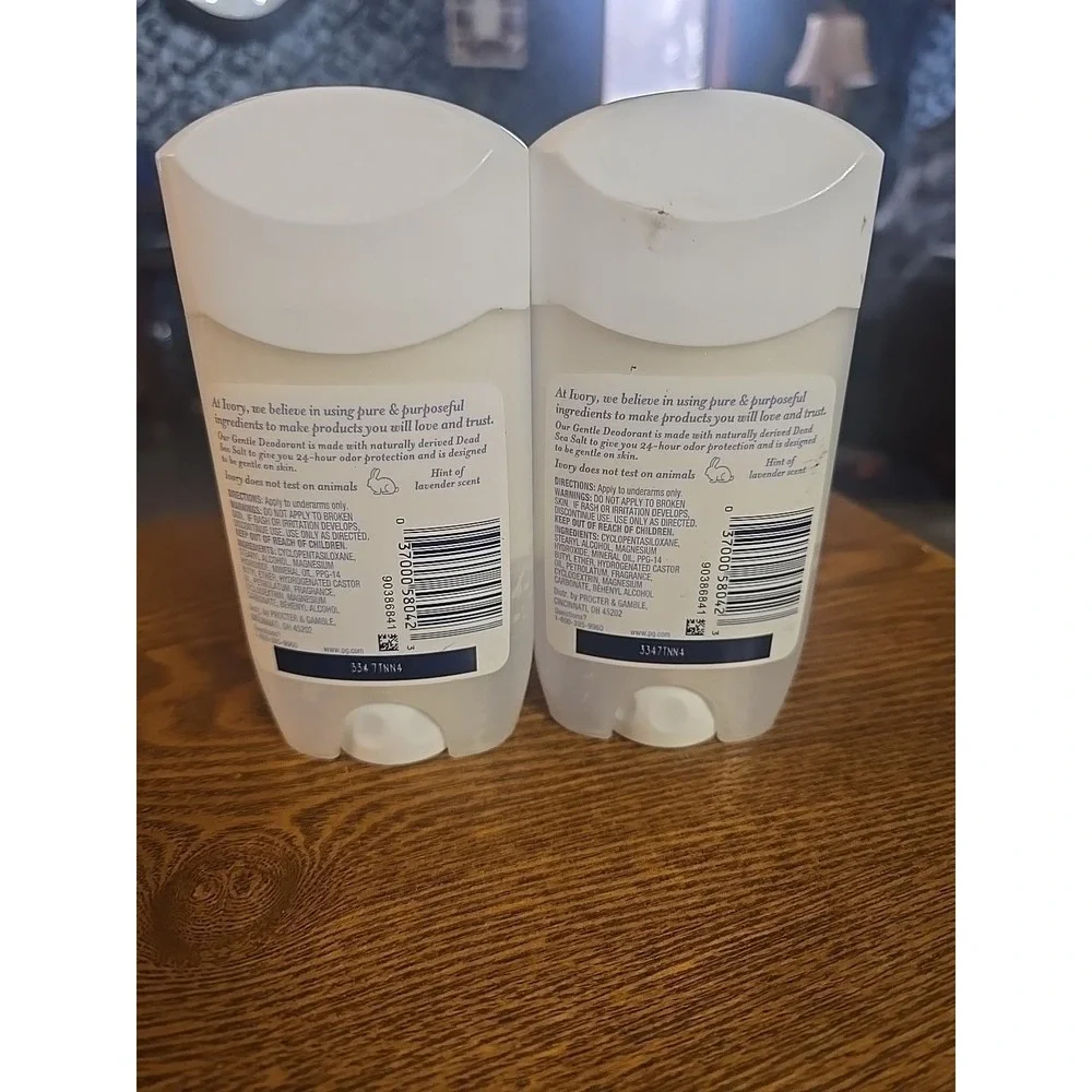 ivory ella | Bath & Body | 2x Ivory Gentle Deodorant Stick Hint Of ...
